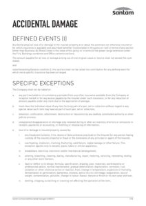 Accidental Damage Wording - JVC Insurance