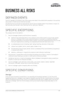 Business All Risk Wording - JVC Insurance