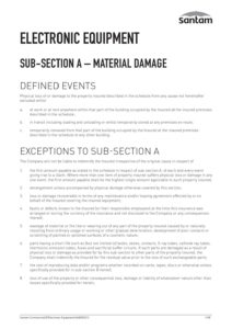 Electronic Equipment Wording - JVC Insurance